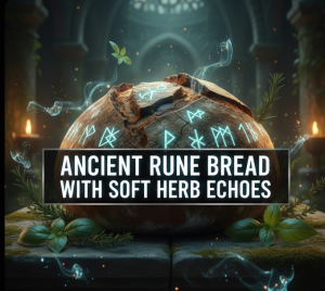 Ancient Rune Bread With Soft Herb Echoes – Cute And Fluffy